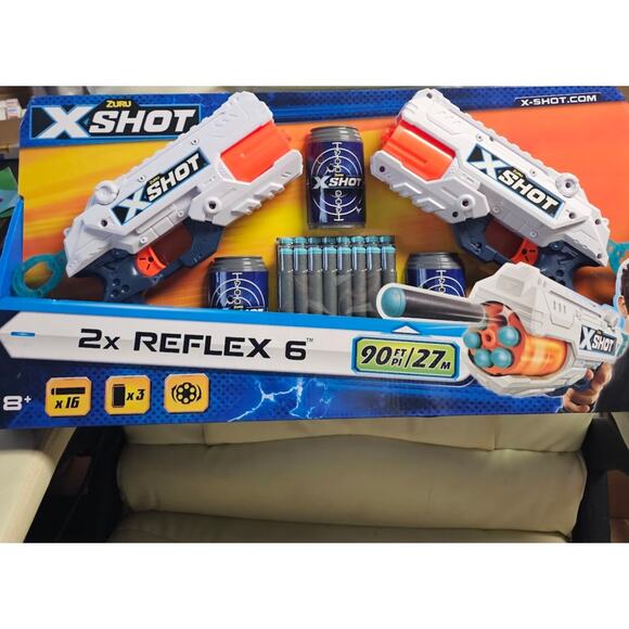 Zuru | Games | Zuru Xshot Excel Double Reflex 6 Water Blaster By Zuru ...